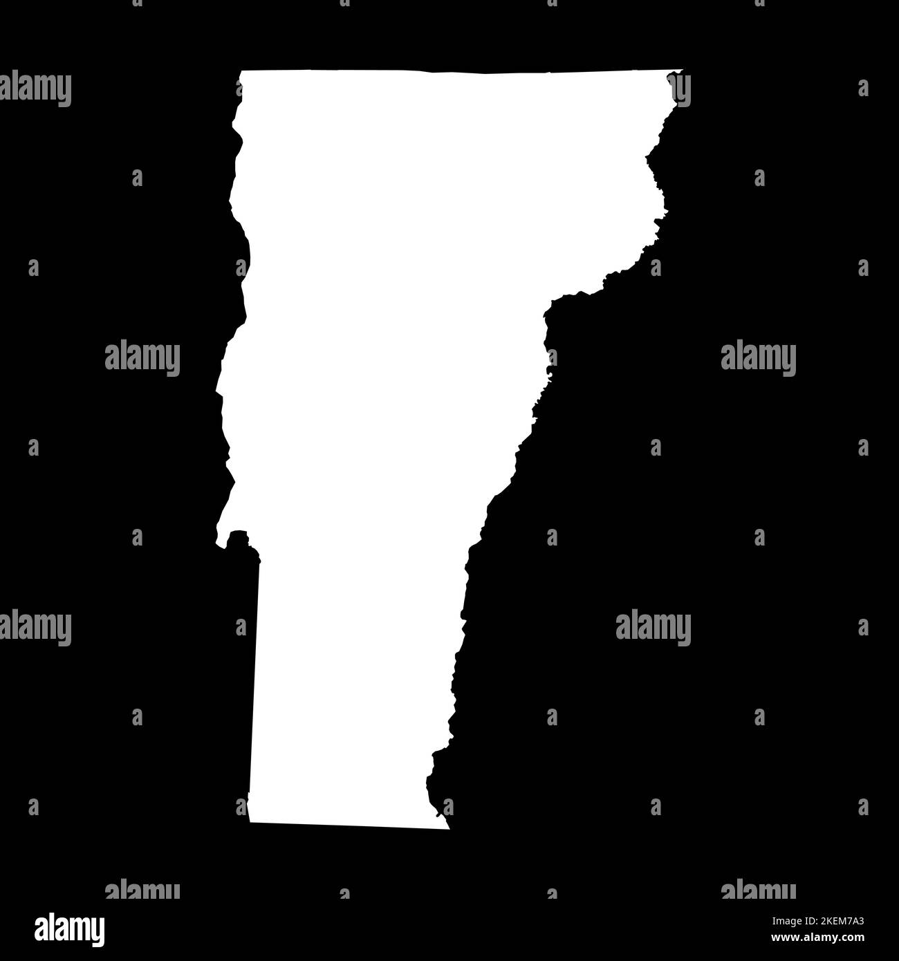 Vermont map shape, united states of america. Flat concept icon symbol ...