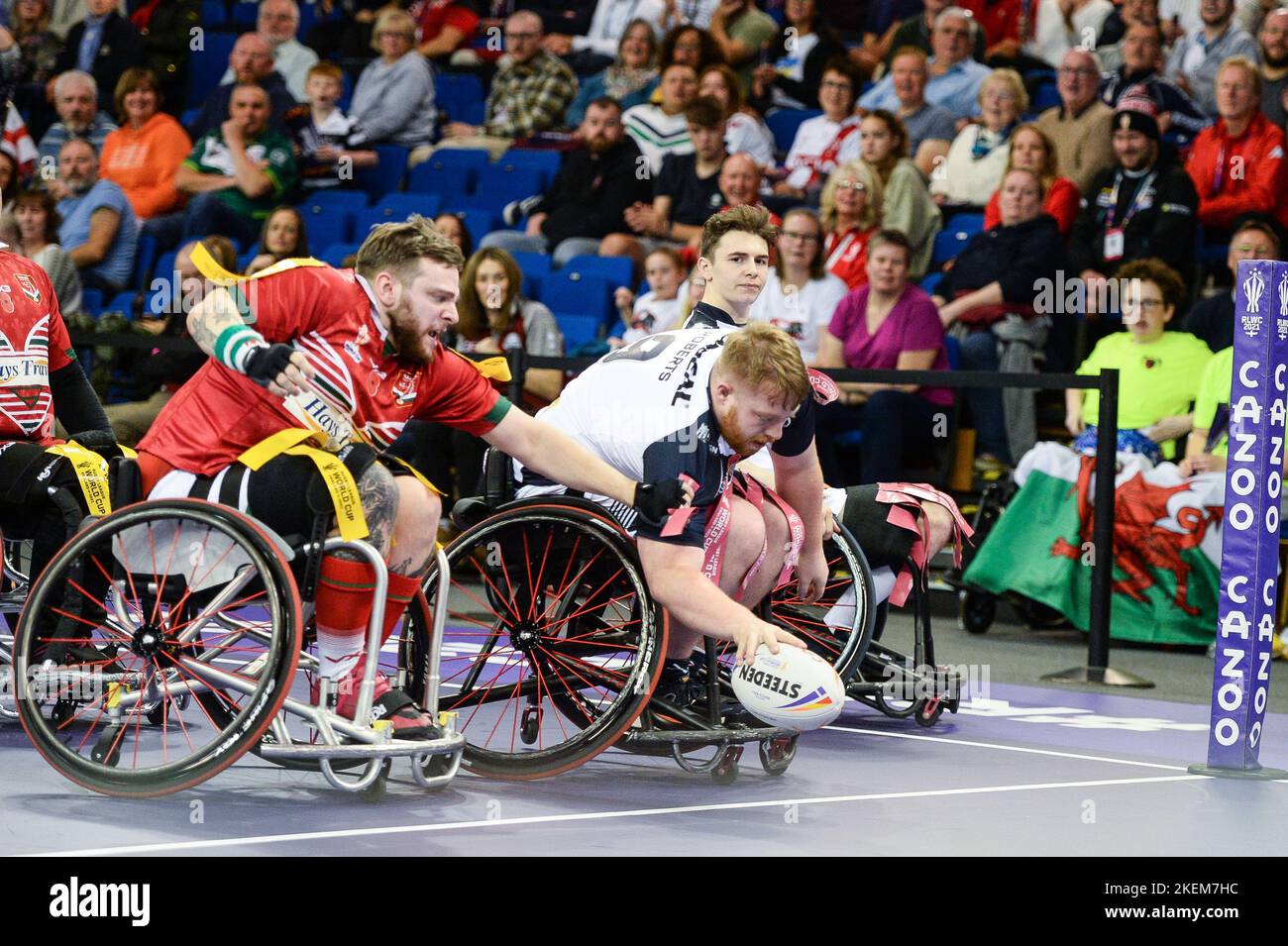 Sheffield, UK. 13th Nov, 2022. Rugby League WheelChair World Cup Semi ...