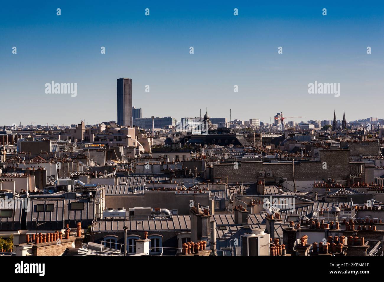 View of Panoramic top view of Paris, France Stock Photo - Alamy