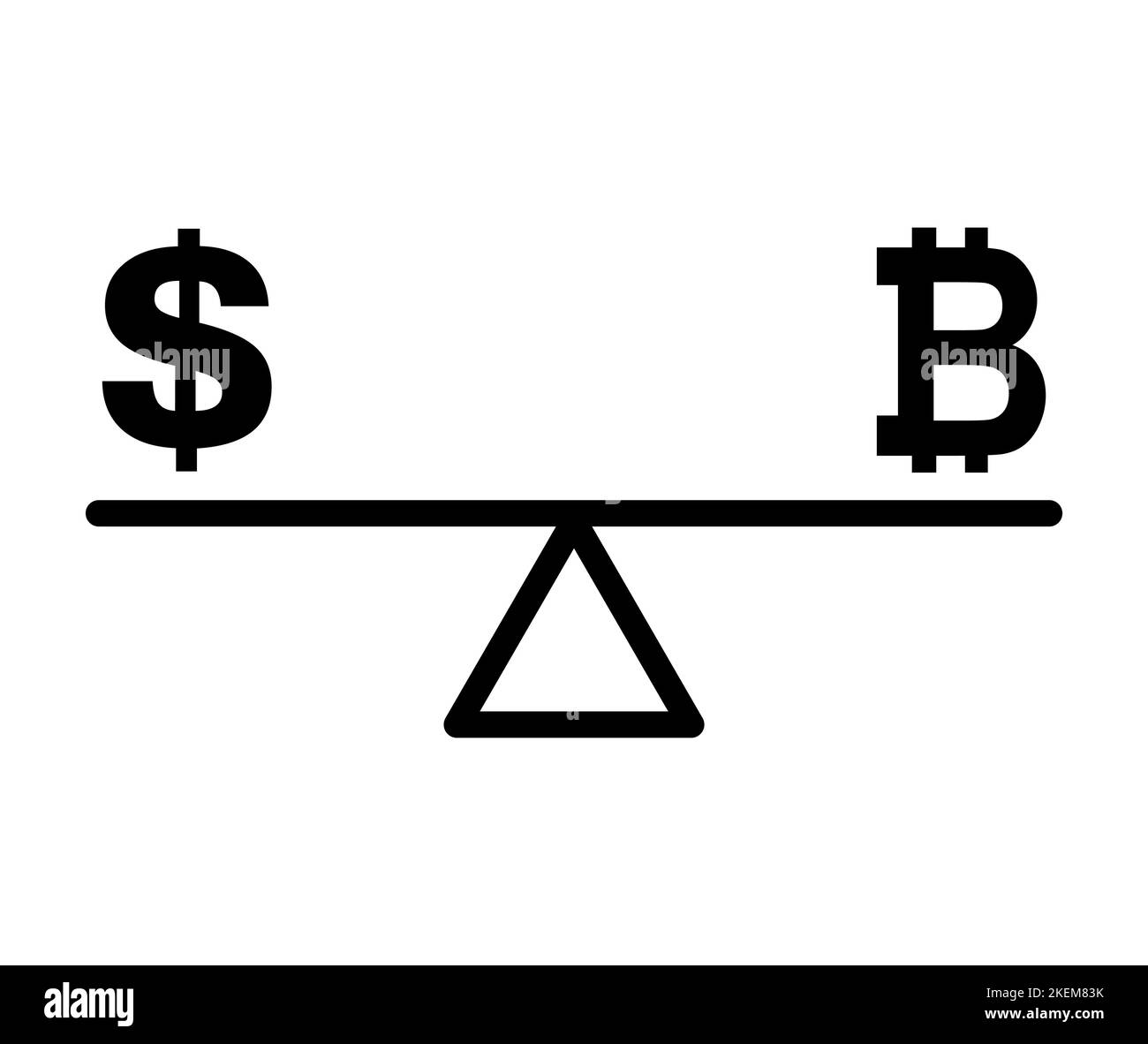 Balance dollar harmony justice vector icon isolated on background ...