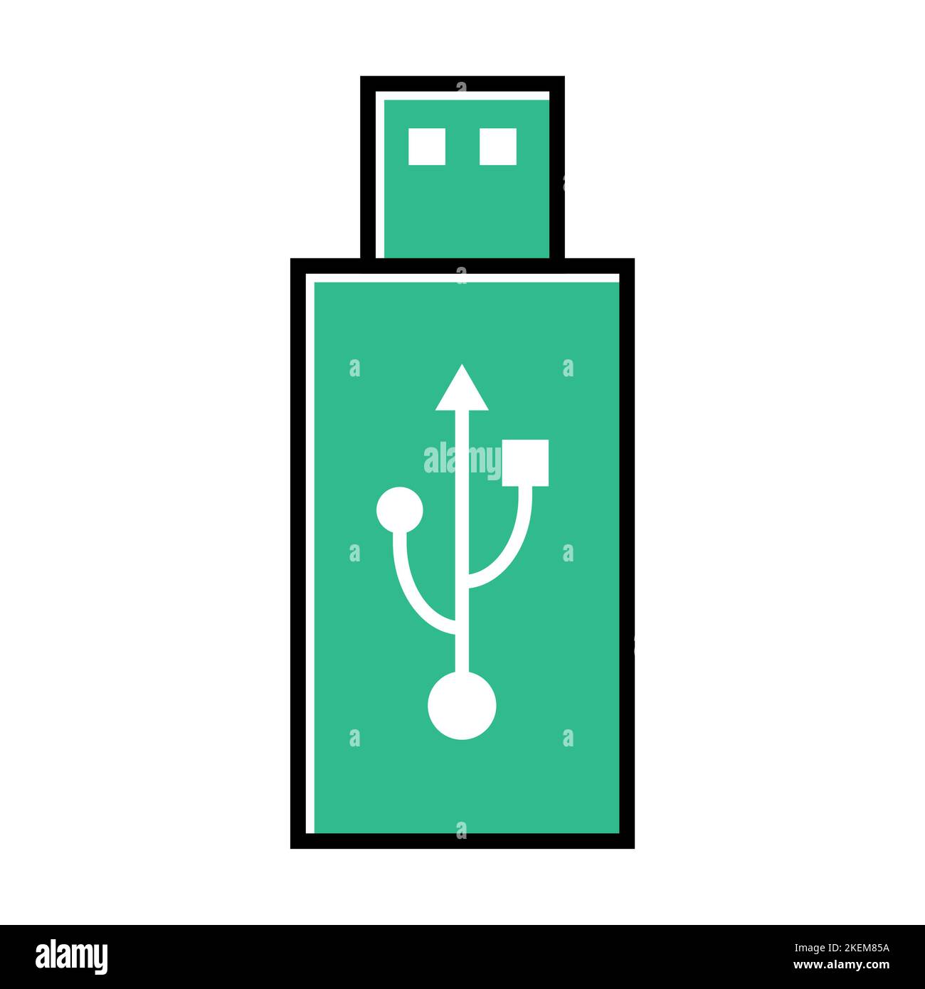 USB icon technology, connect device sign, electronic portable symbol ...