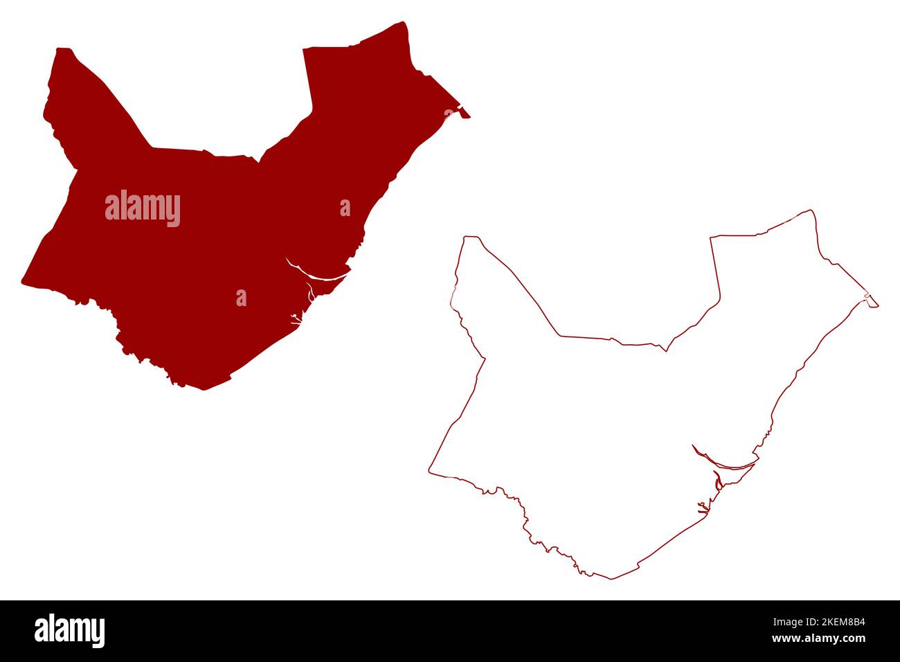 Greater Boston Map Vector