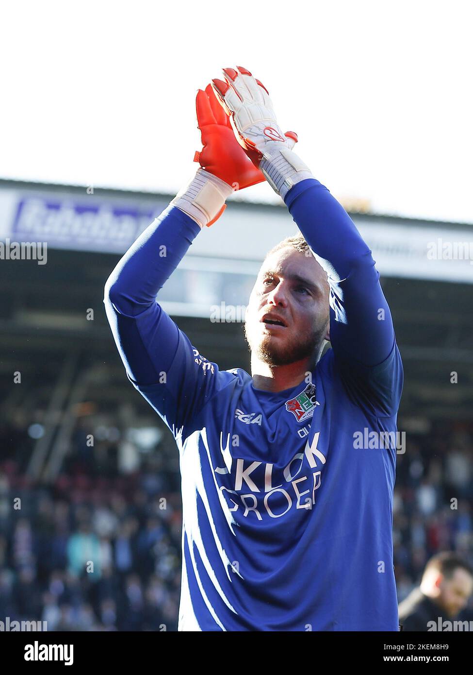 NIJMEGEN - NEC Nijmegen goalkeeper Jasper Cillessen during the Dutch ...