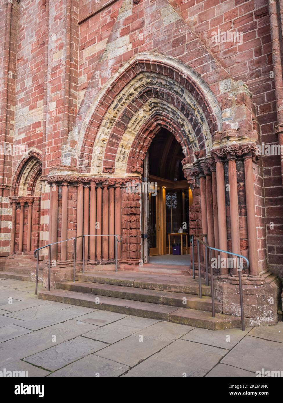 The image is of the 12 century cathedral of St Magnus in Kirkwall on ...