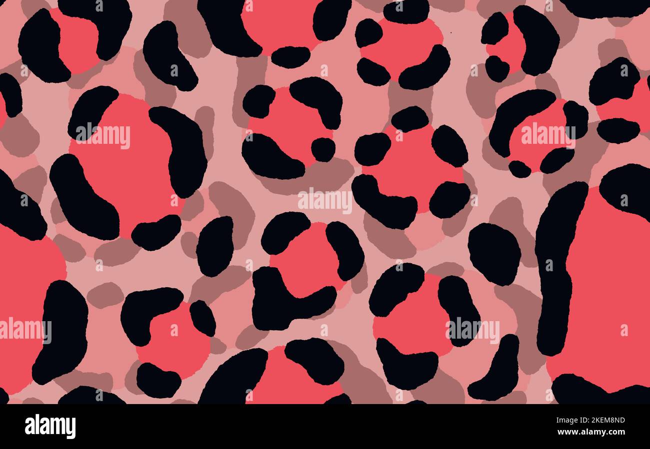 Abstract modern leopard seamless pattern. Animals trendy background ...