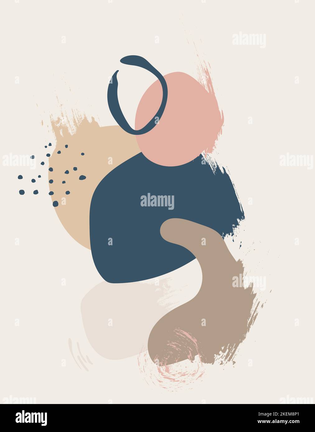 Vector illustrations of shapes, spots and textures for backgrounds ...