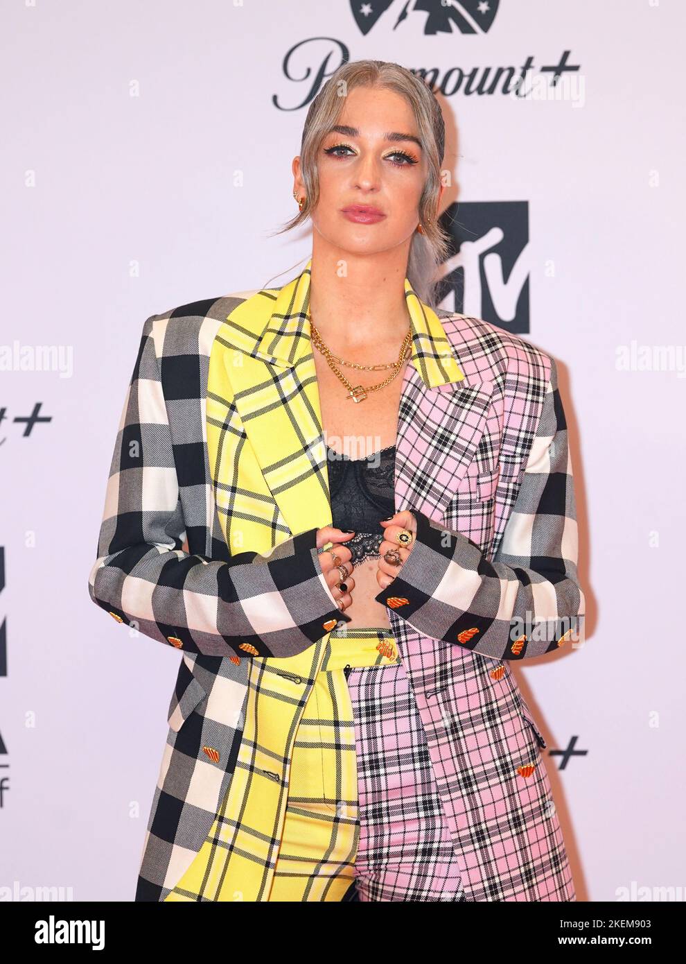 Harriet Rose attending the MTV Europe Music Awards 2022 held at the PSD ...