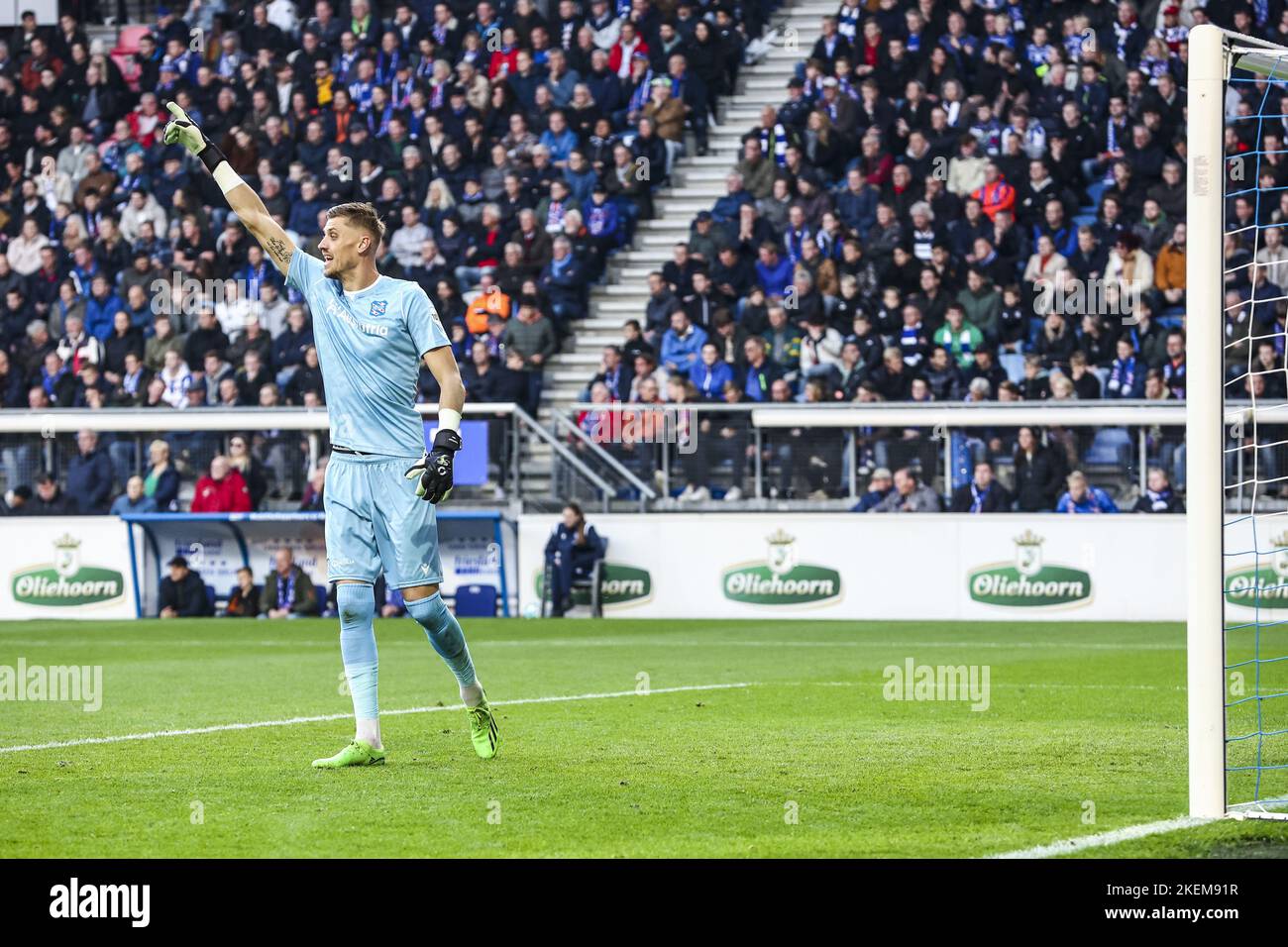 Heereveen - SC Heerenveen goalkeeper Andries Noppert during the Dutch ...