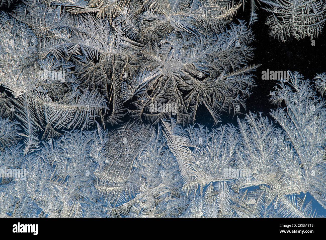 Winter window frost, Greater Sudbury, Ontario, Canada Stock Photo - Alamy