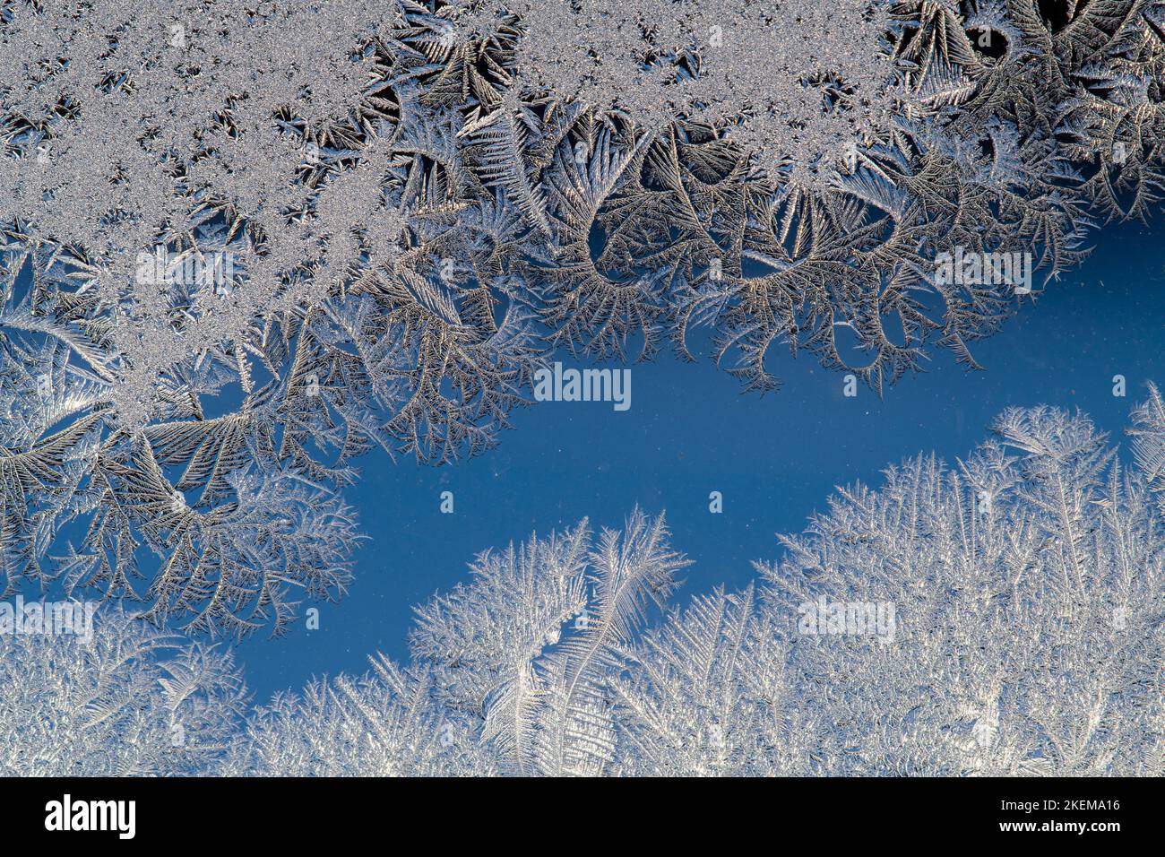 Winter window frost, Greater Sudbury, Ontario, Canada Stock Photo - Alamy