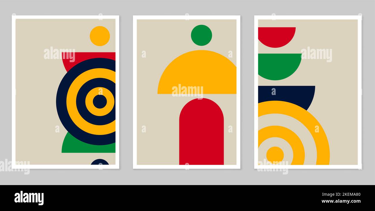 Modern minimalist abstract aesthetic illustrations. Wall decor in ...