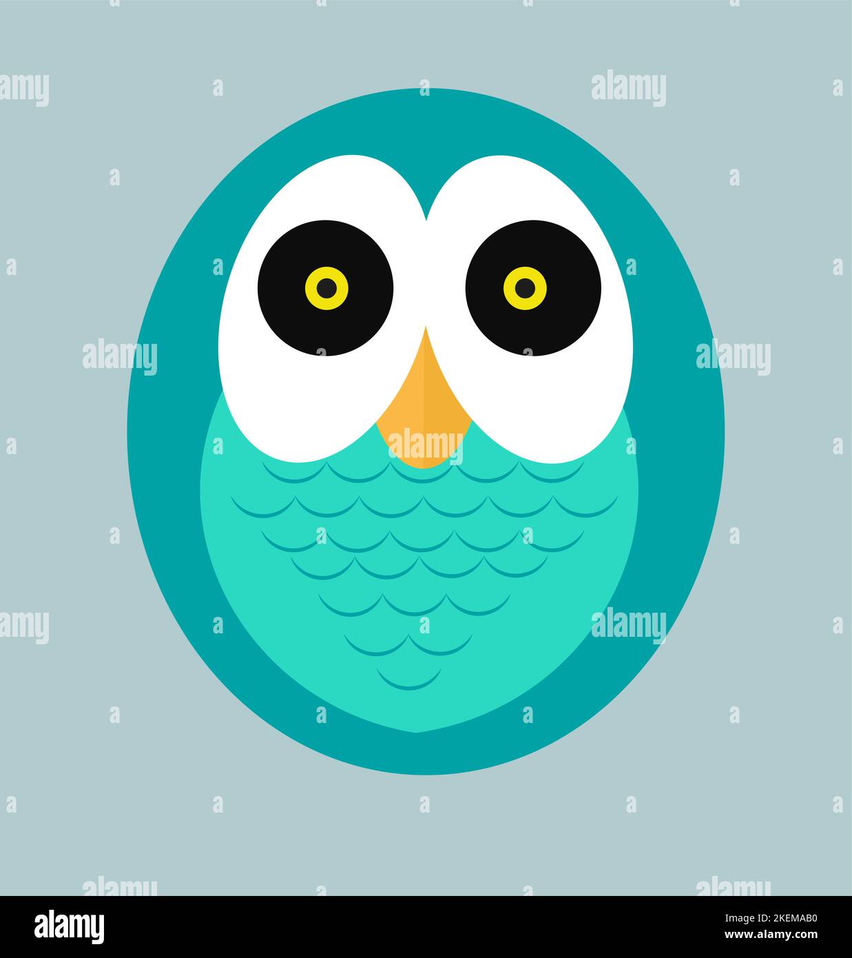 Owl vector hi-res stock photography and images - Alamy