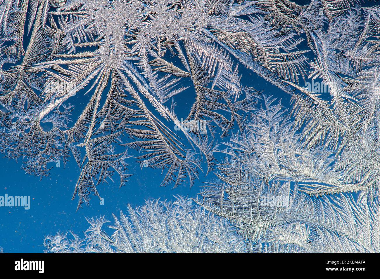 Winter window frost, Greater Sudbury, Ontario, Canada Stock Photo - Alamy