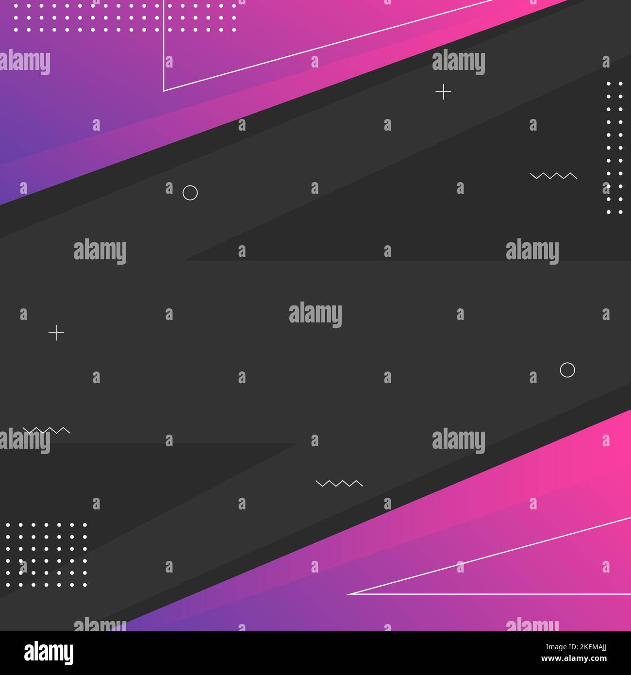 trendy memphis design square template Stock Vector Image & Art - Alamy