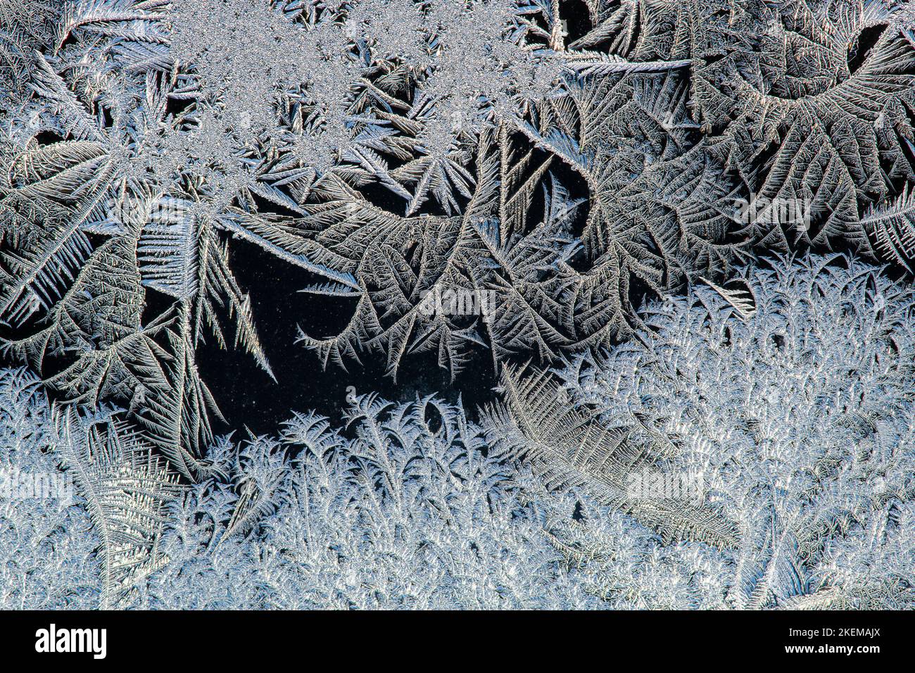 Winter window frost, Greater Sudbury, Ontario, Canada Stock Photo - Alamy