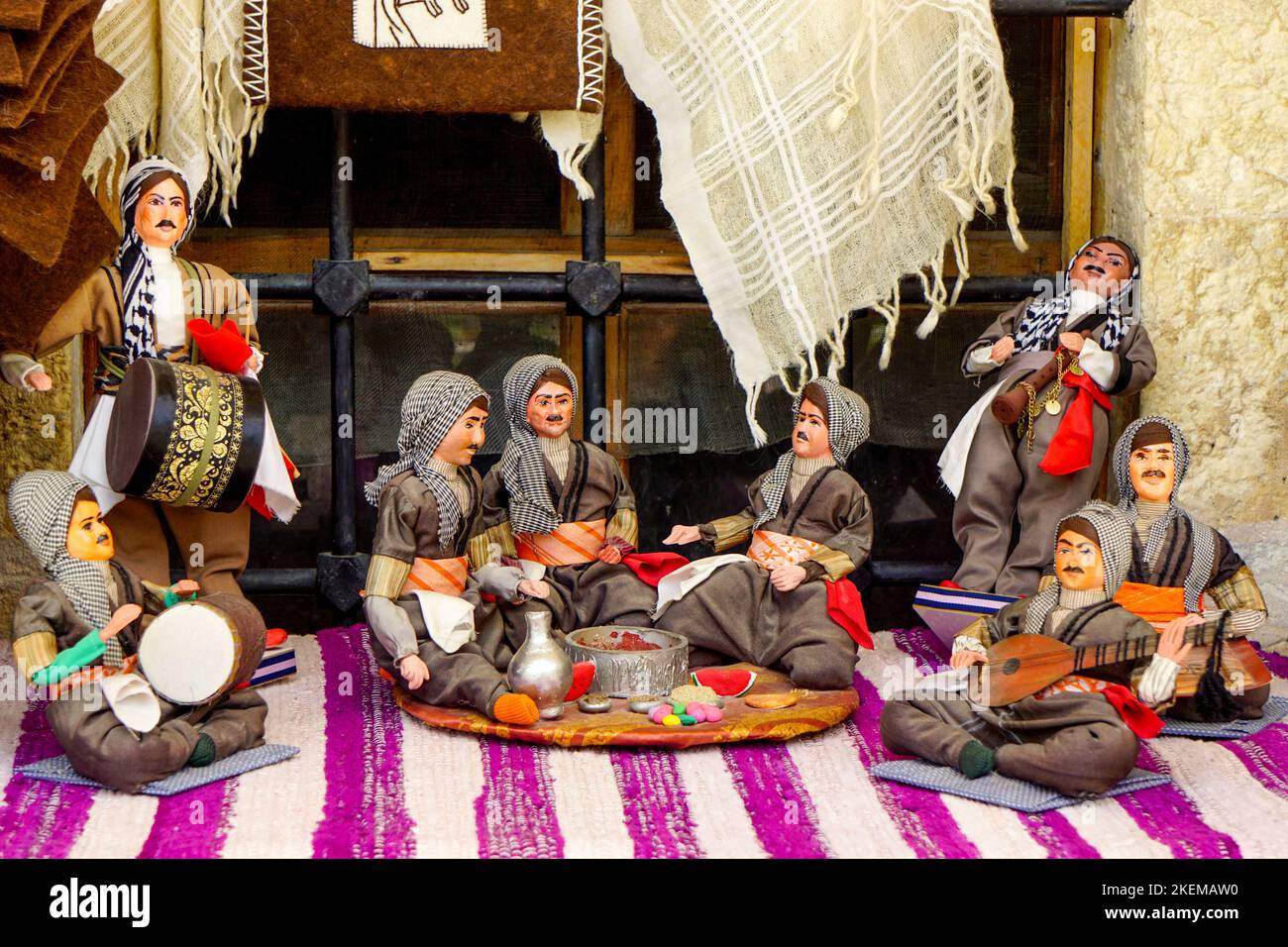 The little sculptures illustrating Turkish cultural Sira night at ...