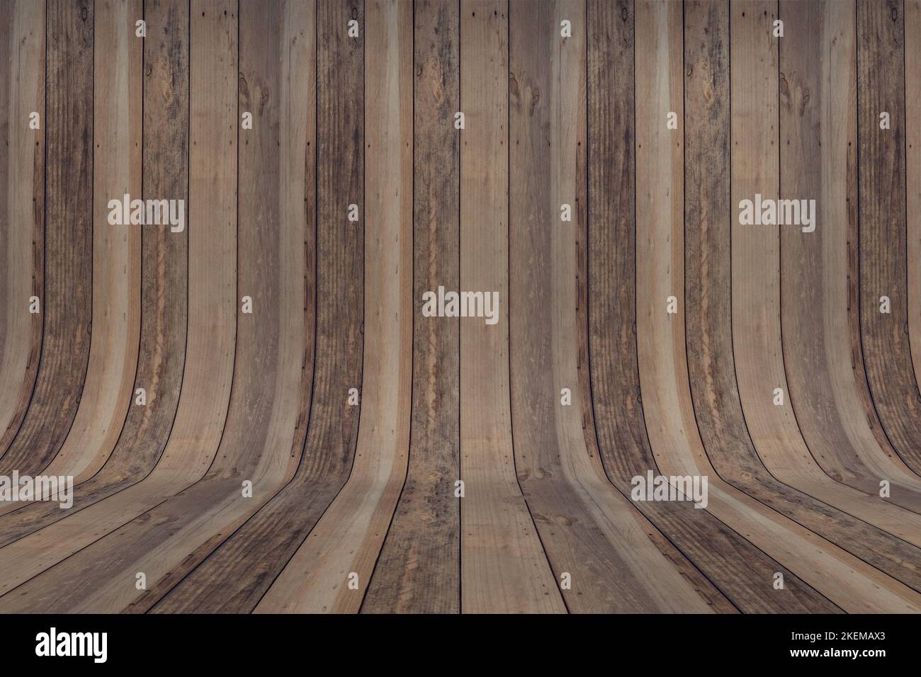 The curved shaded wooden parquet backdrop - A good background for ...