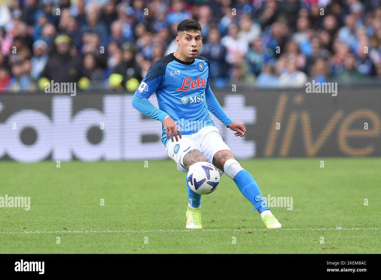 Naples, Italy. 12 Nov, 2022. Mathias Olivera of SSC Napoli during the ...