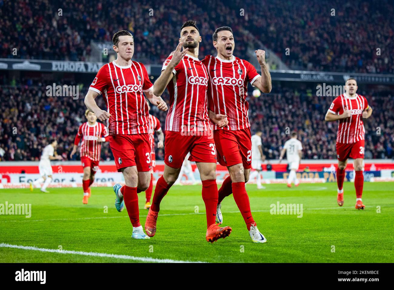 Freiburg Im Breisgau, Germany. 13th Nov, 2022. Soccer, Bundesliga ...