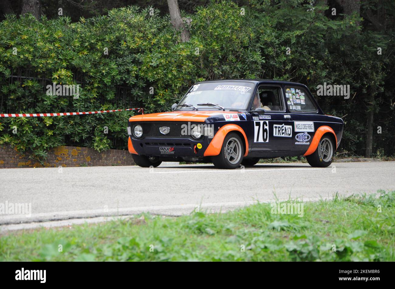 PESARO - ITALY - OTT 09 - 2022 : rally of classic cars fiat 128 rally ...