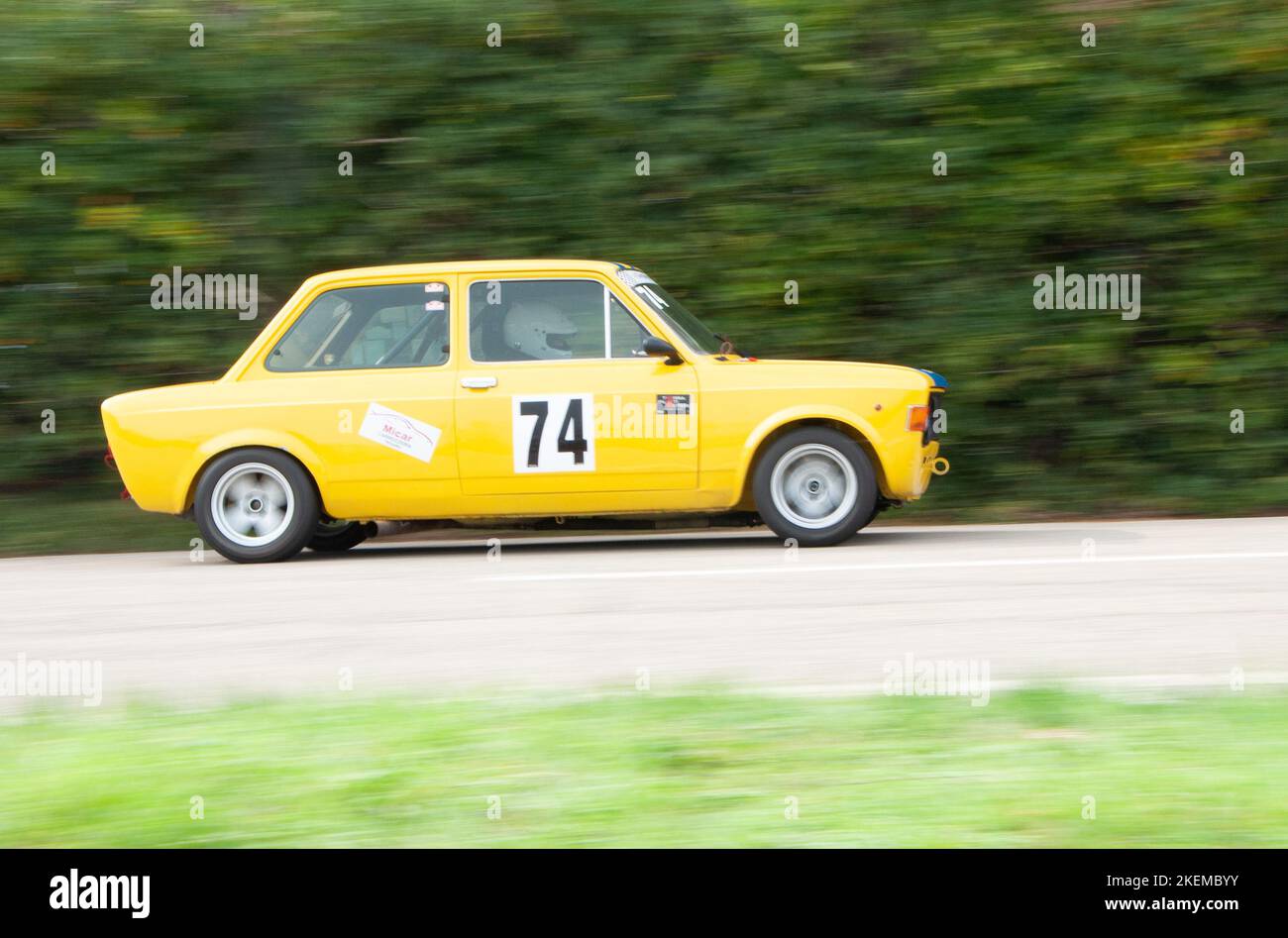 PESARO - ITALY - OTT 09 - 2022 : rally of classic cars fiat 128 rally ...