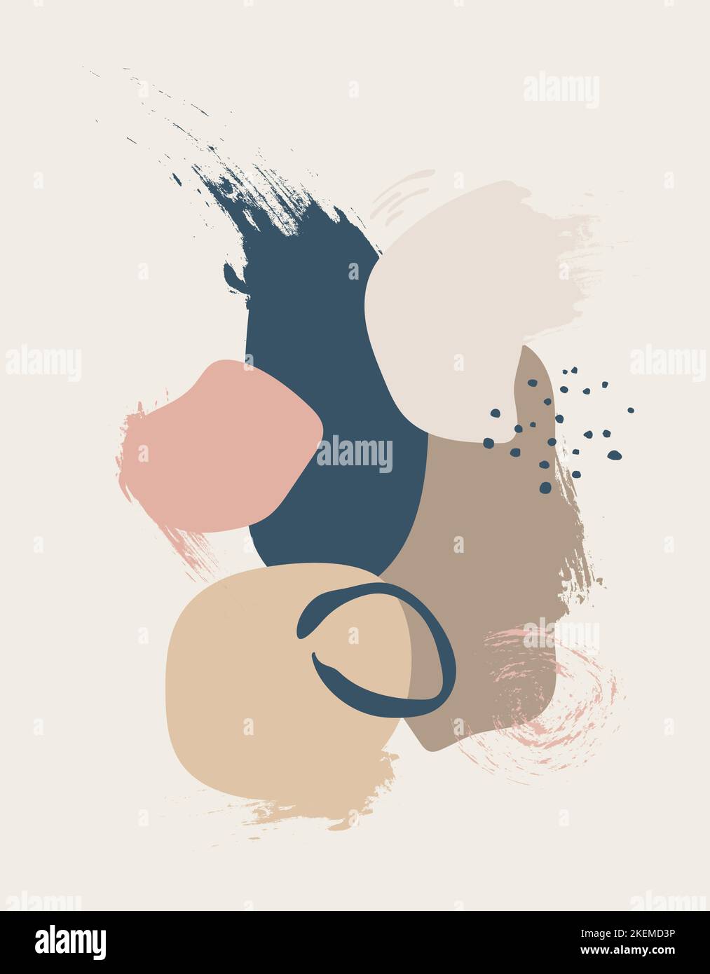 Abstract background illustrations. Abstract art posters. Boho style Stock Vector Image & Art - Alamy