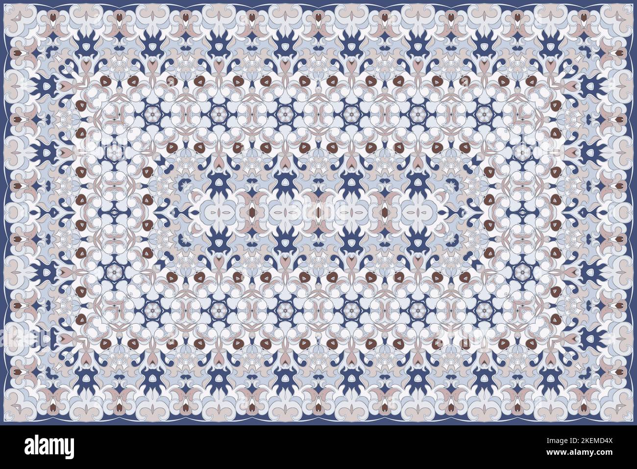 Vintage Arabic pattern. Persian colored carpet. Rich ornament for ...