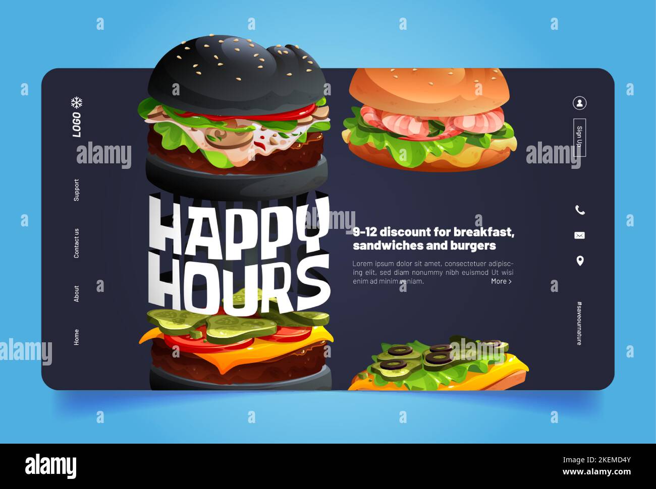 Takeaway meals Stock Vector Images - Alamy