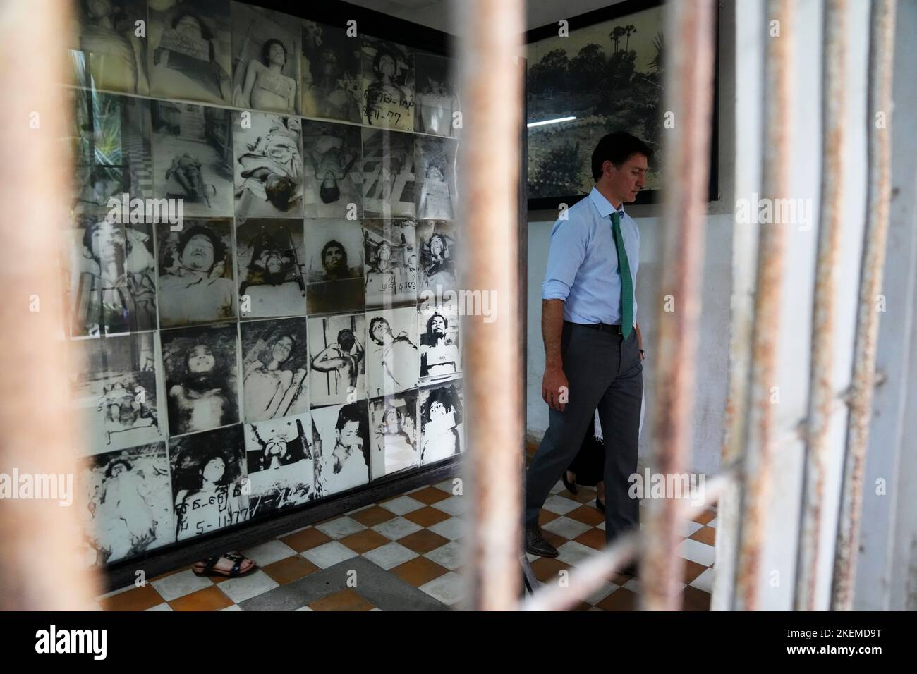 Prime Minister Justin Trudeau visits the Tuol Sleng Genocide Museum in ...