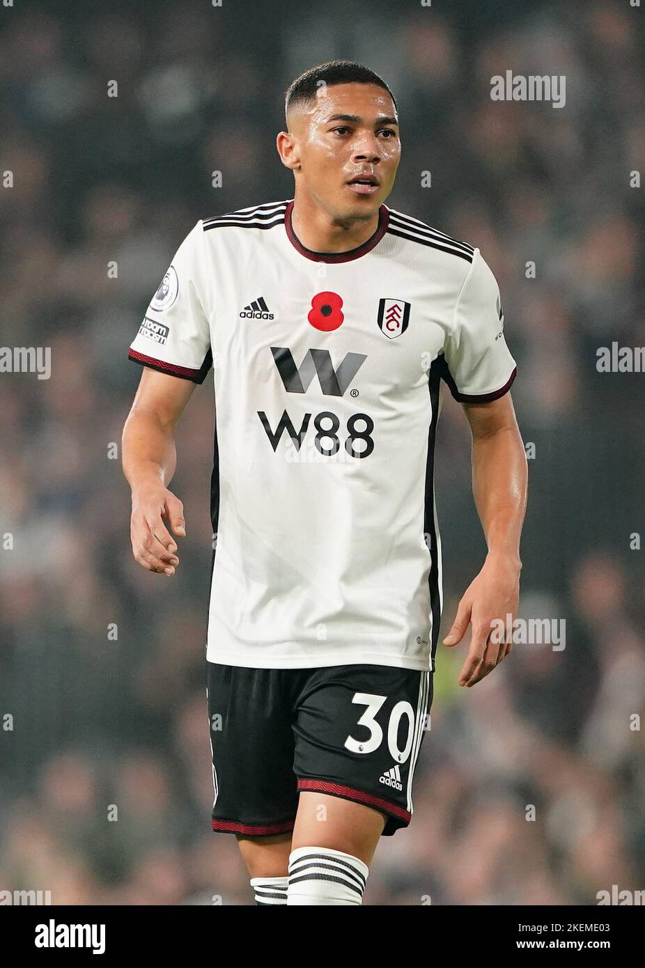 Fulham's Carlos Vinicius during the Premier League match at Craven ...