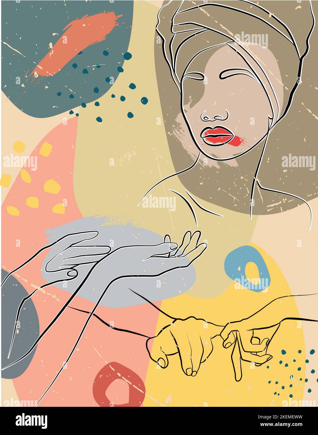 A beautiful beauty Stock Vector Images - Alamy