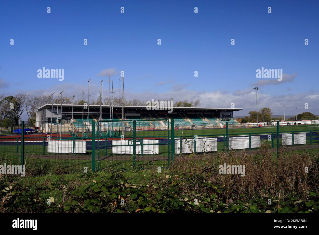 Leckwith Athletics Stadium, Cardiff November 2022. cym Stock Photo - Alamy