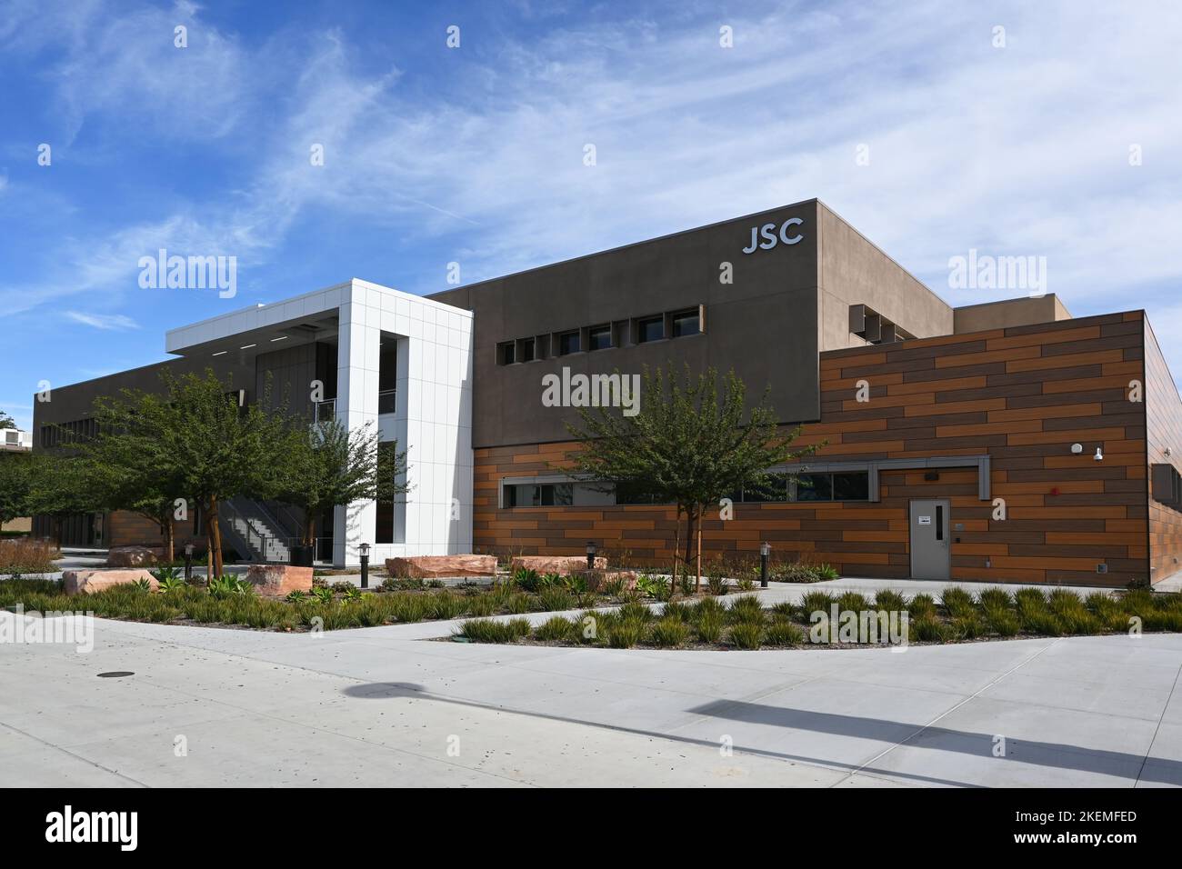 SANTA ANA, CALIFORNIA - 11 NOV 2022: The Johnson Student Center, JSC ...