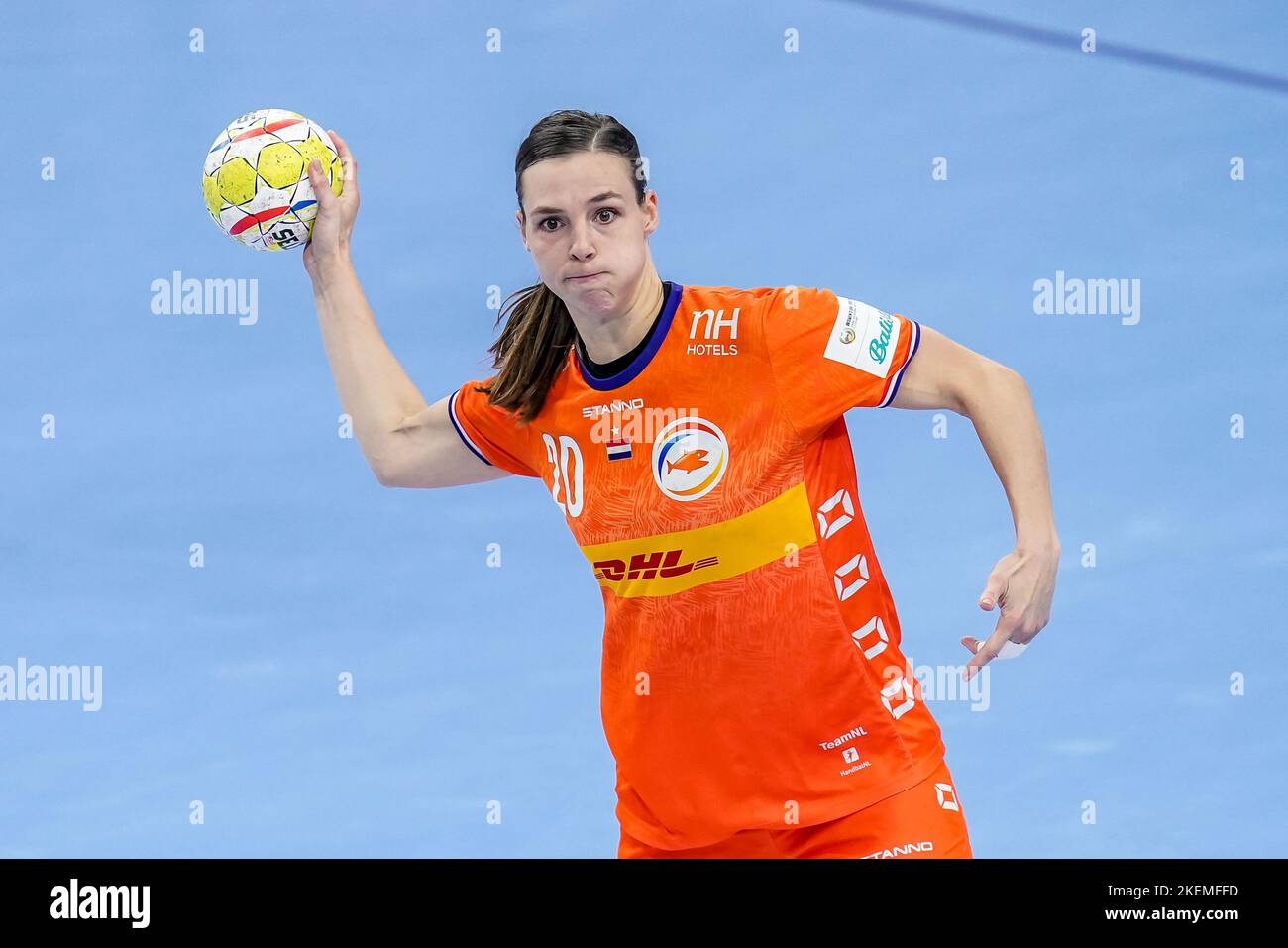 SKOPJE, MACEDONIA - NOVEMBER 13: Inger Smits of the Netherlands during ...