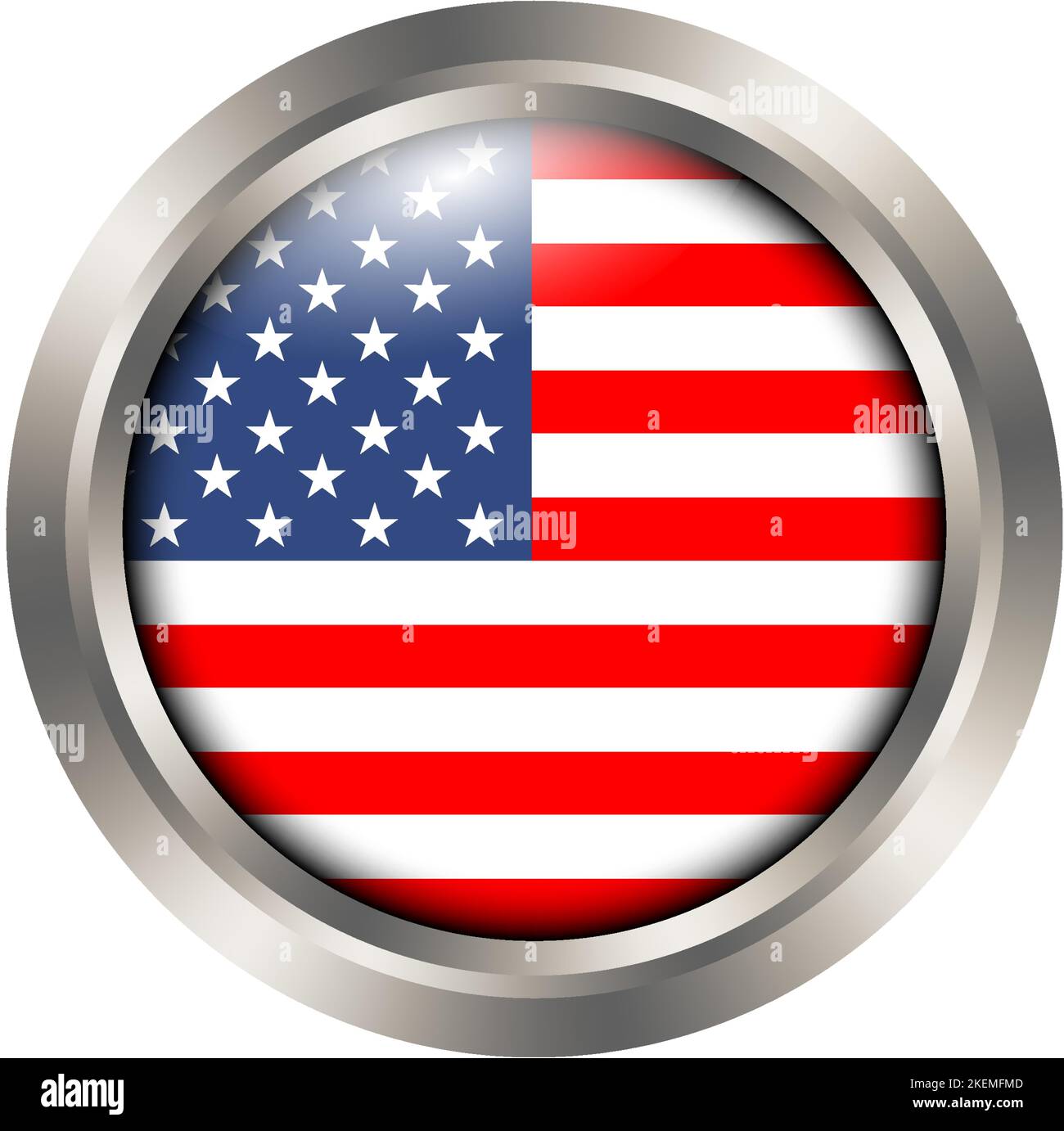 Us Flag Badge