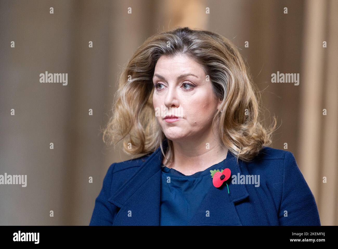 Penny Mordaunt, Leader of the House of Commons arrives for a Cabinet ...
