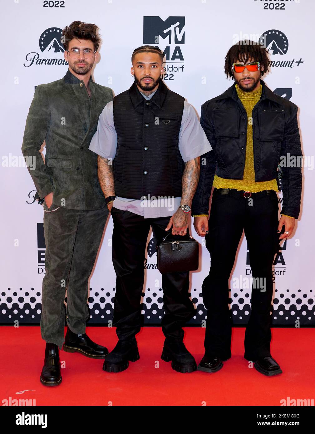 Chris Taylor, Michael Griffiths and Jordan Hames attending the MTV ...