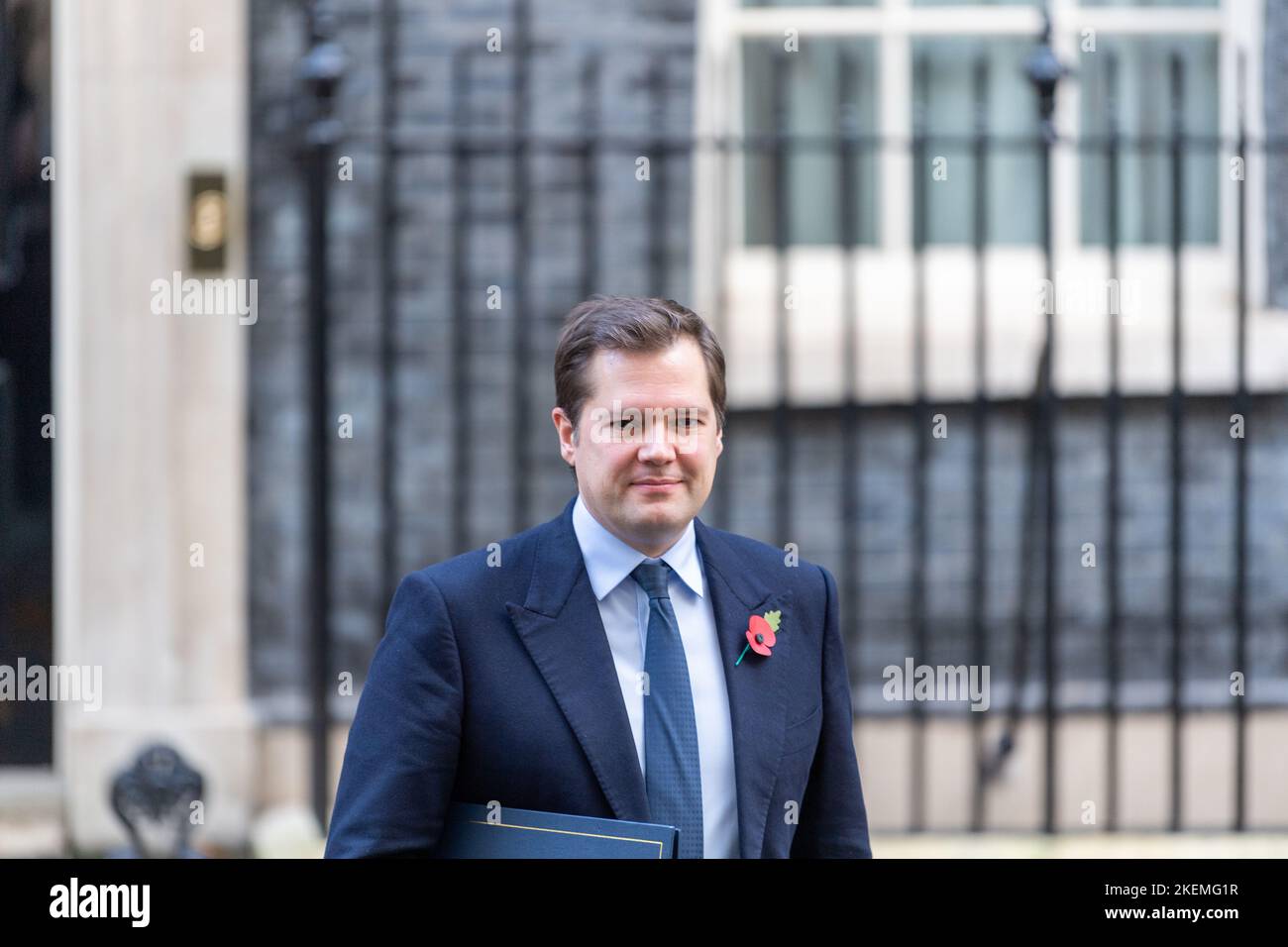 Robert Jenrick, Immigration Minister leaves after a cabinet meeting ...