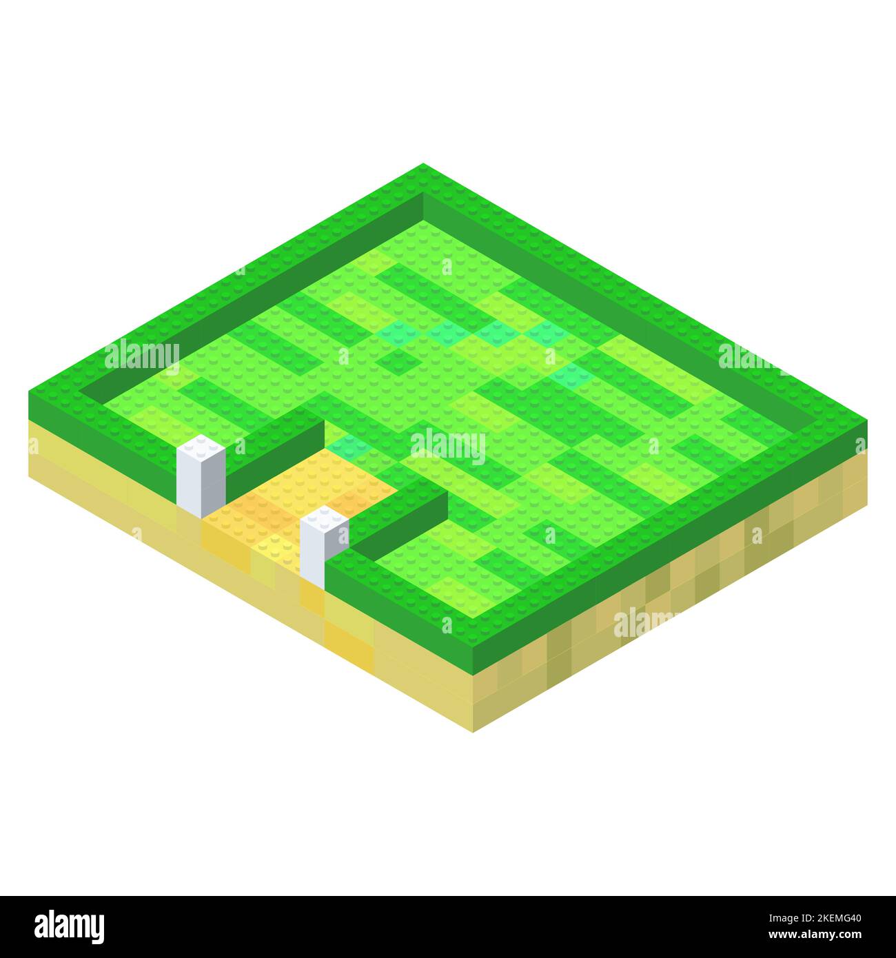 Empty building plot Stock Vector Images - Alamy