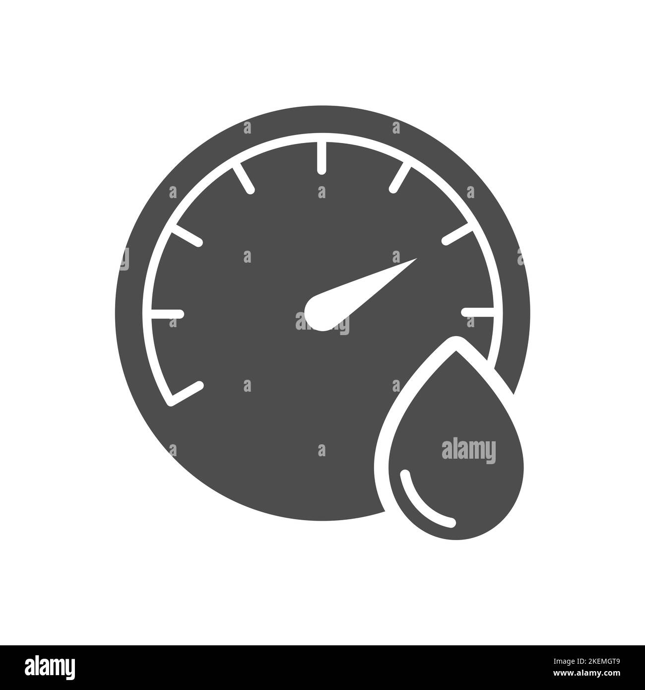 moisture meter silhouette vector icon isolated Stock Vector Image & Art ...