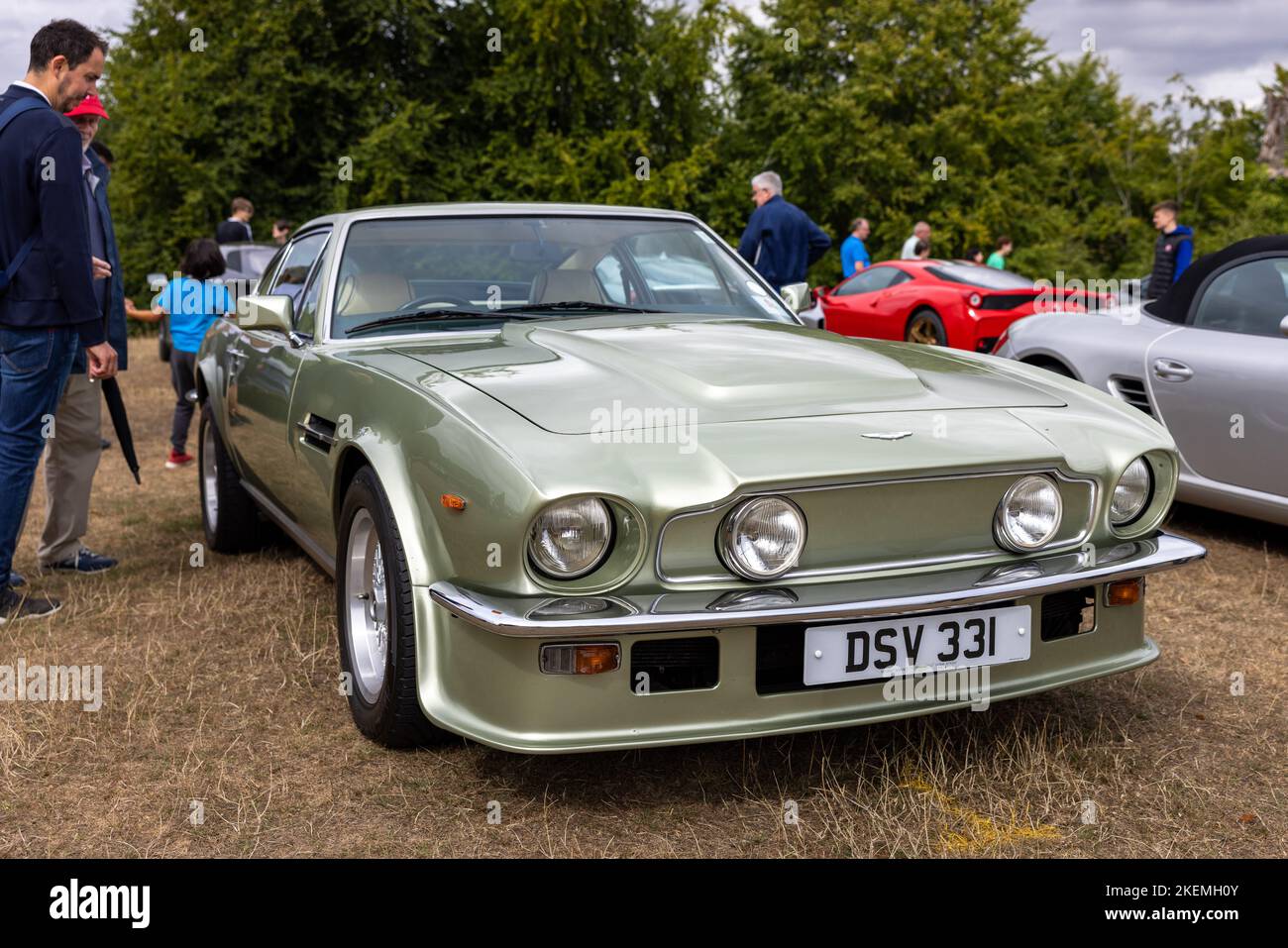 Aston Martin V8 Vantage ‘DSV 331’ on display at the Concours d’Elégance ...
