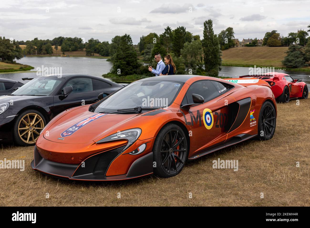 Mclaren 675LT, on display at the Salon Privé Classic & Supercar motor ...