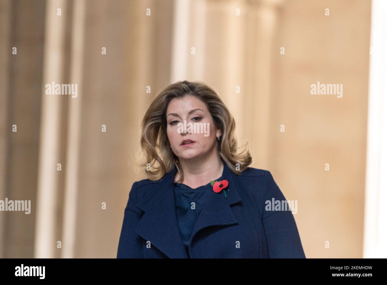 Penny Mordaunt, Leader of the House of Commons arrives for a Cabinet meeting. (Photo by Ian ...