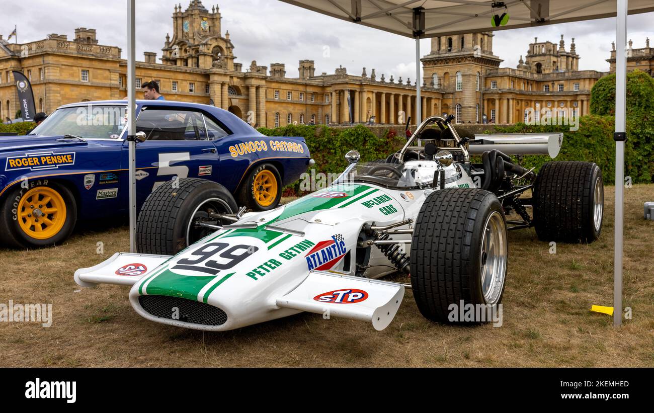 1970 McLaren M10B ‘Peter Gethin’ racing car on display at the Salon ...