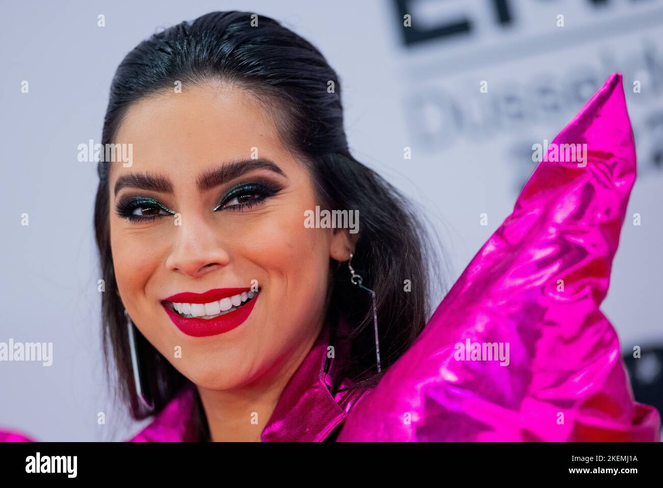 Duesseldorf, Germany. 13th Nov, 2022. Elizabeth Varela walks the red ...