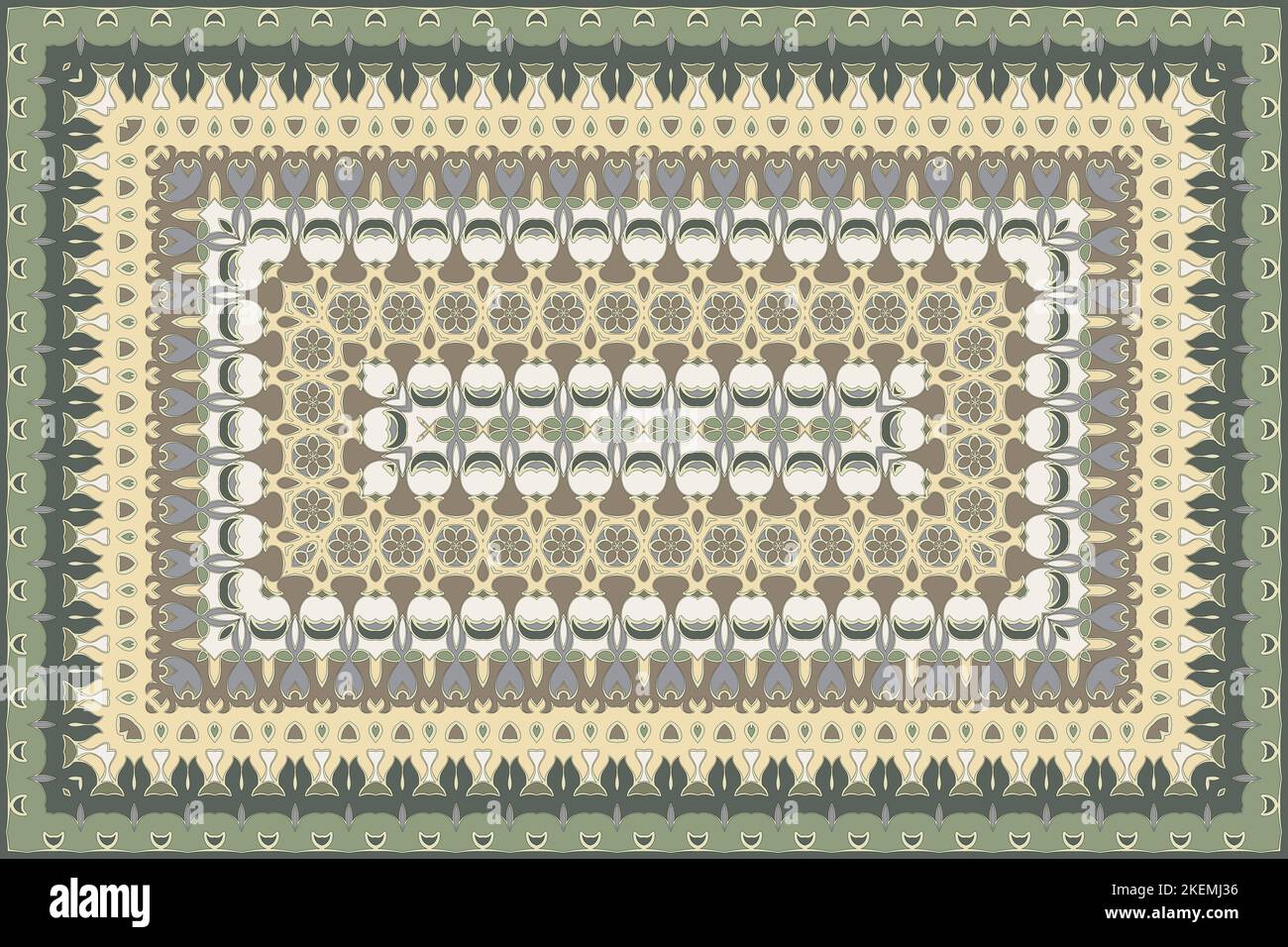 Vintage Arabic pattern. Persian colored carpet. Rich ornament for ...