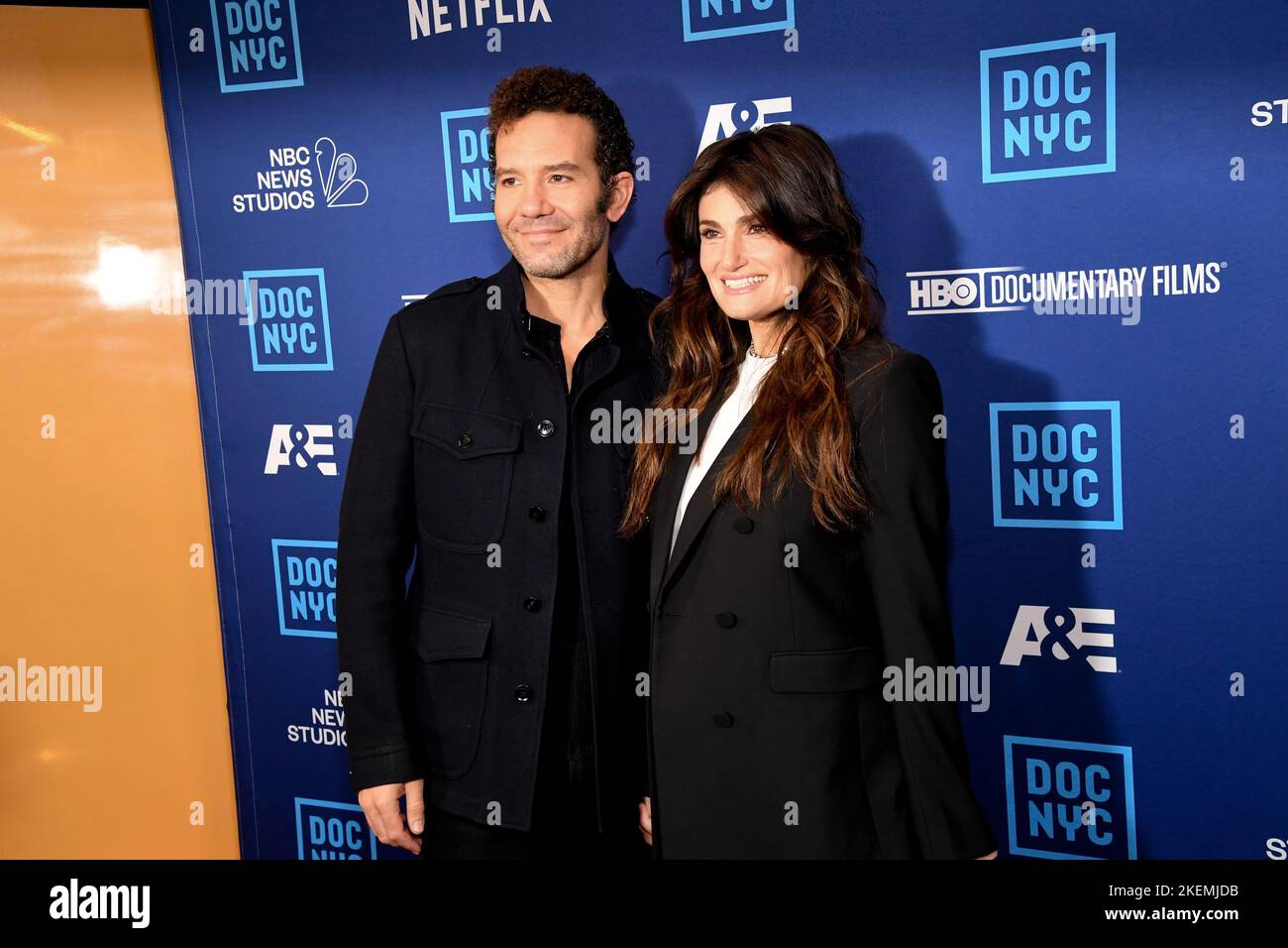 Aaron Lohr and Idina Menzel attend "Idina Menzel: Which Way to the ...