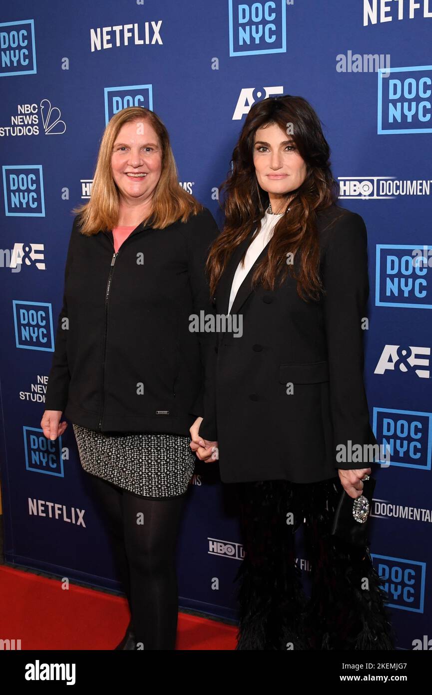 Director Anne McCabe and Idina Menzel attend "Idina Menzel: Which Way ...