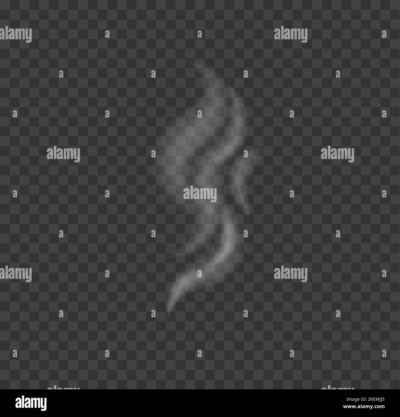 Coffee smoke. Tea steam. Vapor wave flow. Vector realistic love steam ...