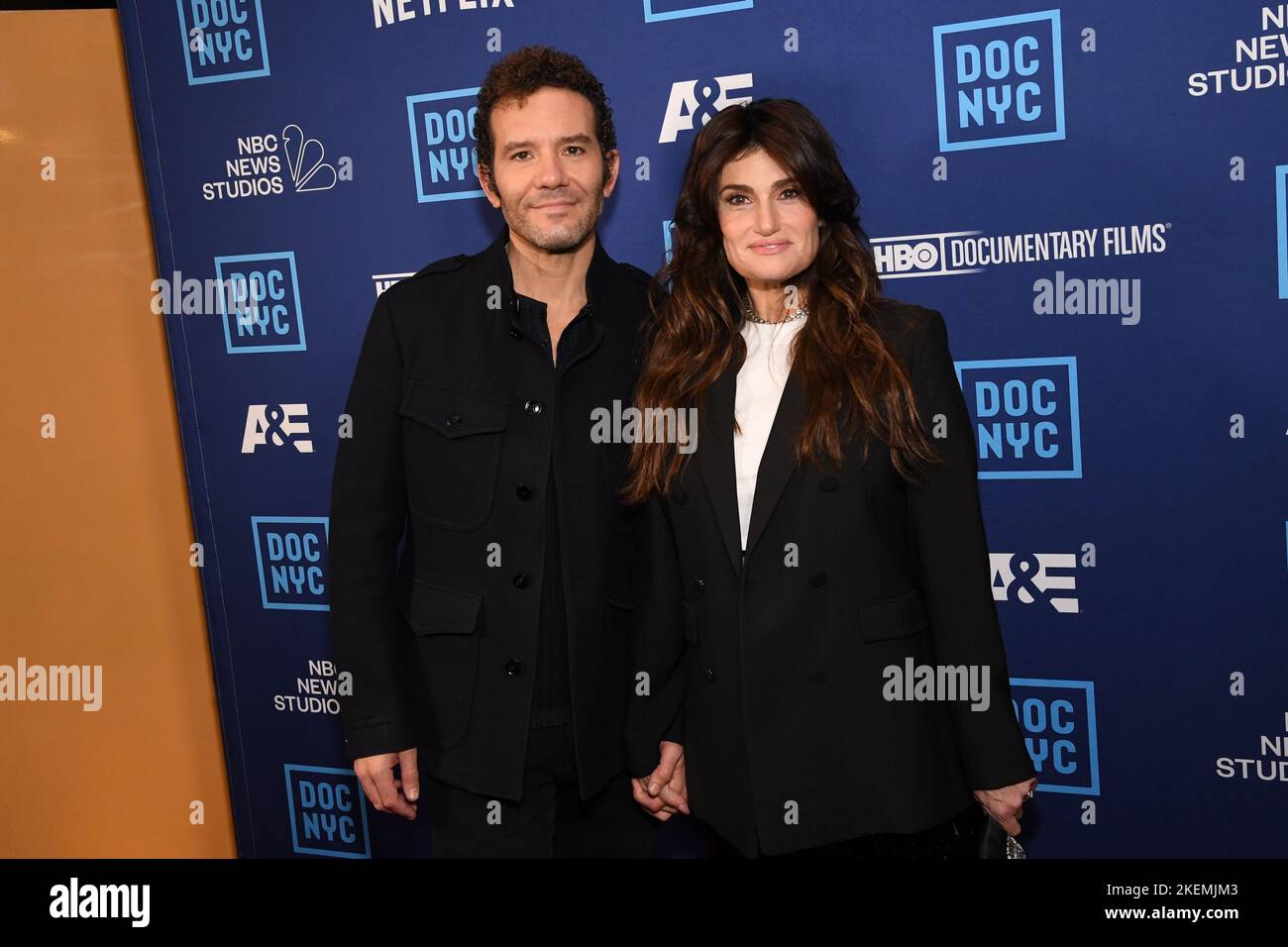 Aaron Lohr and Idina Menzel attend "Idina Menzel: Which Way to the ...